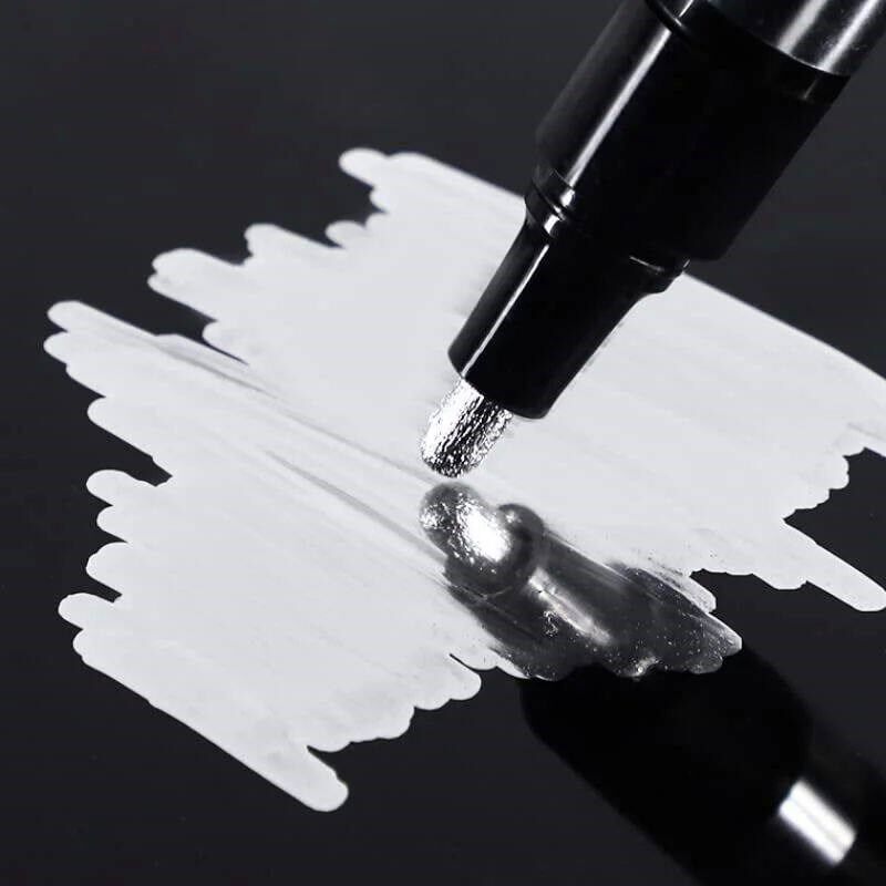 3/2/1pcs Chrome Mirror Marker Pen 2mm DIY Reflective Paint P