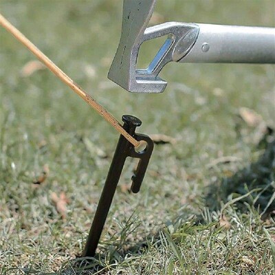Pack of 5 Tent Pegs Ground Nails Portable Camping Picnic
