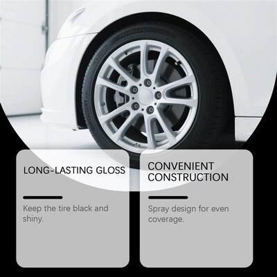 RAYHONG Tire Shine Care Spray - Automotive Tire Beauty Maint