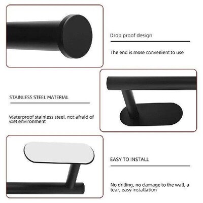Kitchen Paper Towel Holder Adhesive Tissue Hanger Toilet