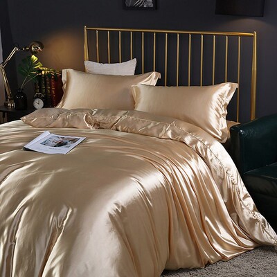 Luxury Silk Four-piece Double-sided Mulberry Silk Satin Quil