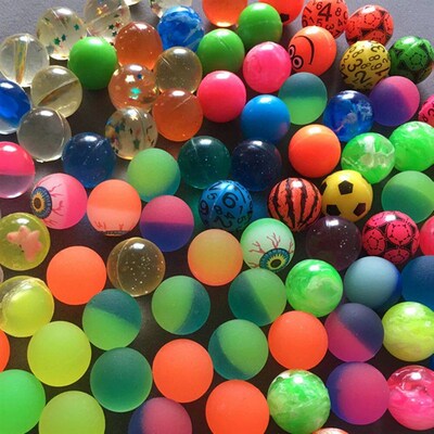 12/30Pcs Mini Colorful Bouncy Ball Toy Children Birthday Par