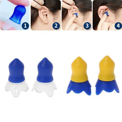 1 Pair Silicone Noise Cancelling Hearing Protection Flight E
