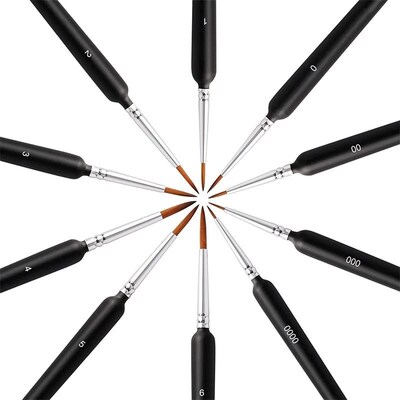 Miniature Paint Brushes Art Painting Brushes Set Detailing P