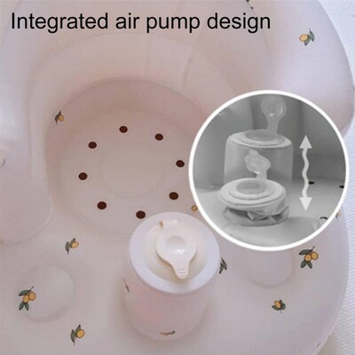 PVC Inflatable Baby Chair Bear Pattern Swimming Pool Inflata