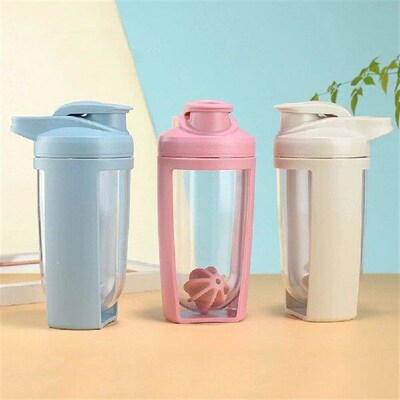 500ml Protein Shaker Bottle Leak Proof Fitness Shaker Cup