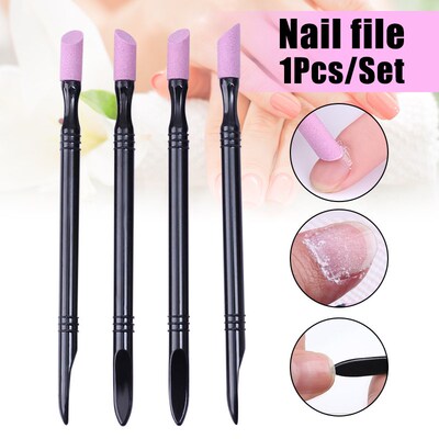 Double End Pumice Stone Nail File Rods Cuticle Hangnails Rem