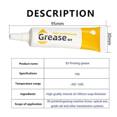 3D Printer Gear Grease Lube Reduce Noise Good Lubrication Ef