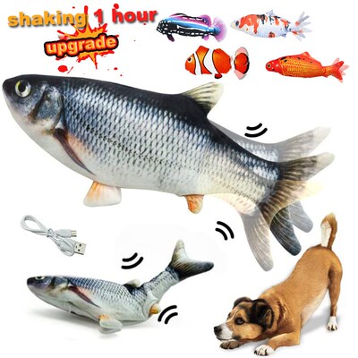 Toys for Dog Interactive Electronic Floppy Fish Dogs Toys To
