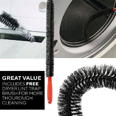 9Pcs/Set Chimney Pipe Cleaning Brushes Flexible Rod Range