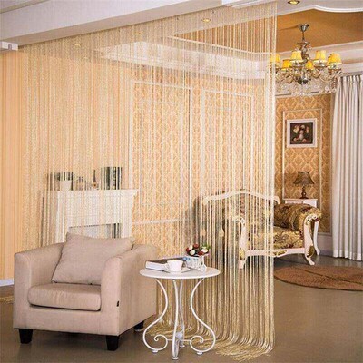 Living Room Curtains Thread Curtains String Curtain Door Be0
