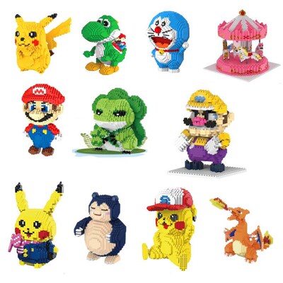 Super Fun Yoshii HC Magic Mini Blocks Stitch Snorlax Buildin