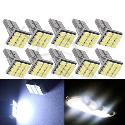 T10 W5W Canbus White 3020 1206 12SMD Vehicle Tail Dashboard
