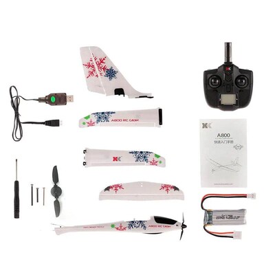 Wltoys XK A800 5CH RC Airplane 3D6G Assembly Gliders EPO Rem