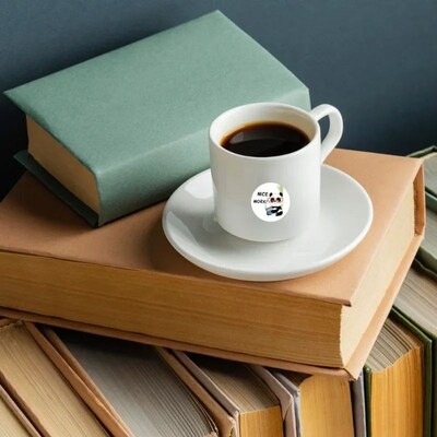 500Pcs 2.5cm Cute Animal Panda Label Stickers Roll for Envel