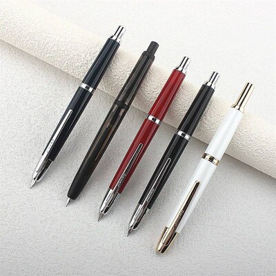 Jinhao 20 Press Retractable Fountain Pen EF/F Nib with Conve