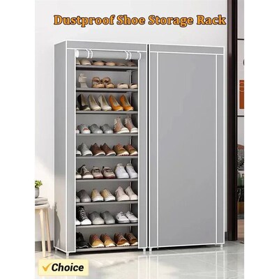 Dustproof Shoe Storage Rack Organizer Multilayer Nonwoven Sh