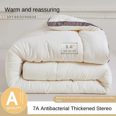 Soybean fiber cotton quilt with winter quilt core, new winte