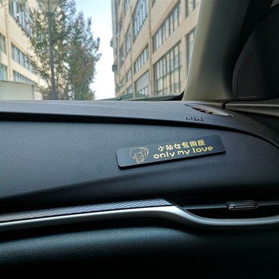 副驾驶老婆专用座车贴小仙女女朋友宝贝专座媳妇专属座位贴纸定制