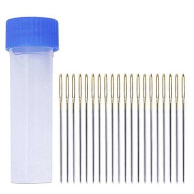 C01-006-0009 Metal Hollow Single Pointed Knitting Needle Swe