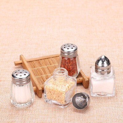 Small Size Mini Seasoning Jar With Holes Seasoning Glass Bot