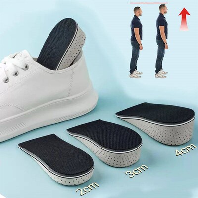 2-4cm Memory Foam Inole for Shoe Men Height Increae Template