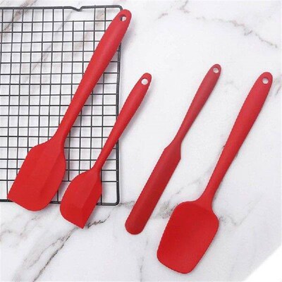 Kitchen Spatula Set Silicone Scrapers Spoon Non-Stick