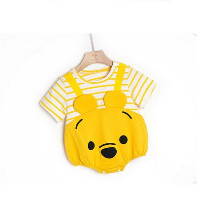 Baby Jumpsuit Short-sleeved Summer New Baby Clothes troangle