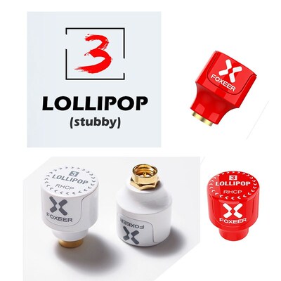 New 1PCS/2PCS Foxeer Lollipop 3 Stubby 5.8G Omni Antenna Hot