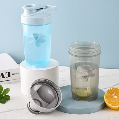 Plastic Cup Pp Level Large Capacity Protein Powder Shaker Cu