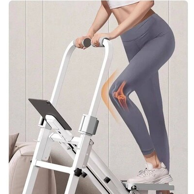 Stair Climbing Machine with Adjustable Handrails, in-situ In