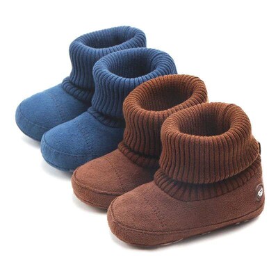 Baby Shoes Ankle-warped Sock Boots Boys and Girls Winter Ind
