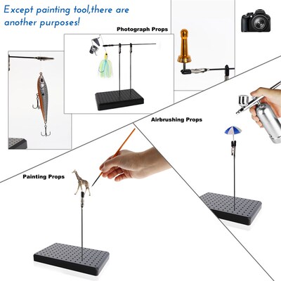 14X9 Holes Painting Stand Base and 10pcs/20pcs Alligator Cli