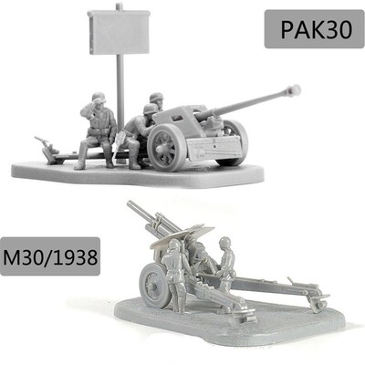 4D 1:72 Scenario PAK40 M30 M1938 Assembly Model Antitank Can