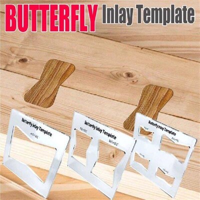 Butterfly Inlay Templates , Router and Decorative