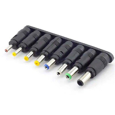 8pcs Universal Laptop DC Power Supply Adapter Connector