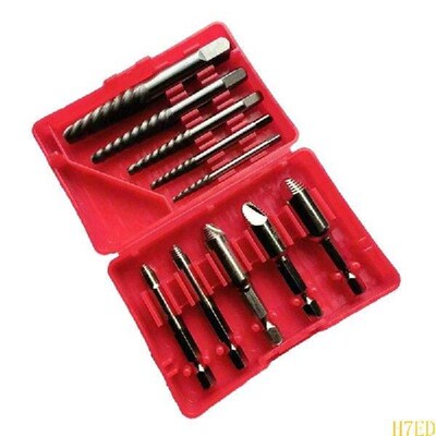 H7ED 10Pcs Broken Damaged Screwdriver Extractor Drill Bit