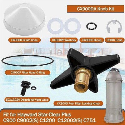 1Set Locking Knob And Pool Filter Knob Kit For Hayward Star