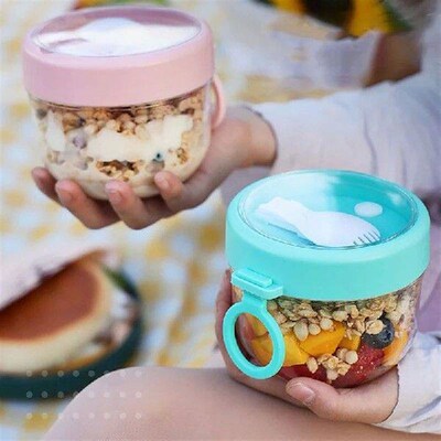 Breakfast Oatmeal Yogurt Salad Sealed Box Fruit Snack
