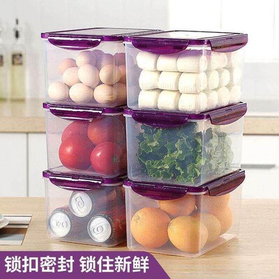 plastic food fruit storage box container lunch fridge big