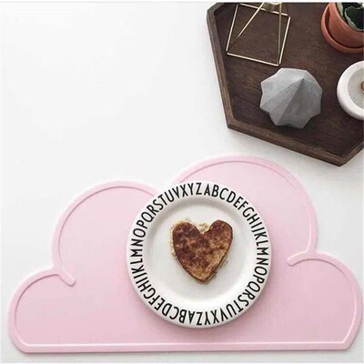 Placemat Kids Plate Mat  Table Pad Food Grade Silicone Water