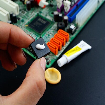 1PC White Paste Thermal Heatsink Plaster Silicone Grease Com