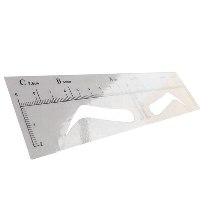 50 pieces Microblading Eyebrow Stencils Stickers Permanent