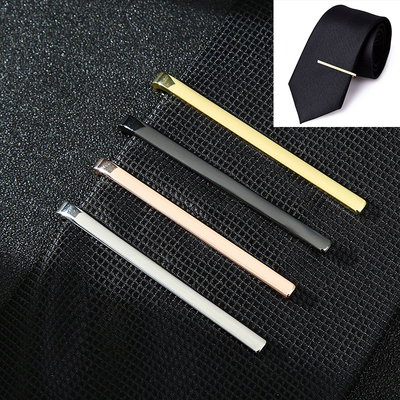 Simple Fashion Tie Clips MenS Metal Necktie Daily Business