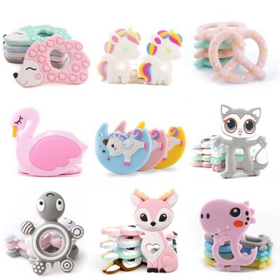 BPA Free Silicone Teethers Food Grade Tiny Rod DIY Teething