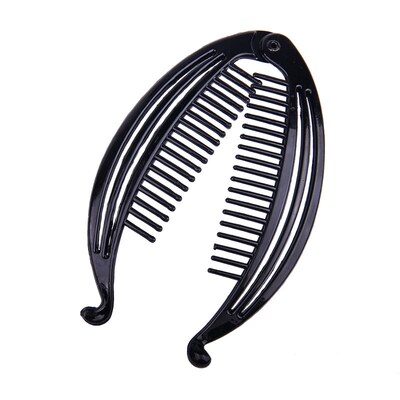 Large Spray Painted Hairpin tail Banana Hair Clips Clincher
