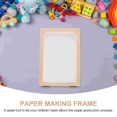 Paper Frame Material Package Handicraft Wooden Screen