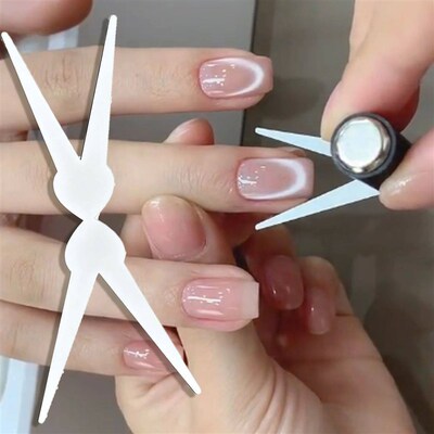 Double-head French Nail Art Magnet Set Cat Eye Magnetic Rod