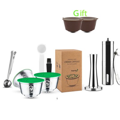 Reusable Dolce Gusto Coffee Capsule Stainless Steel Refillab