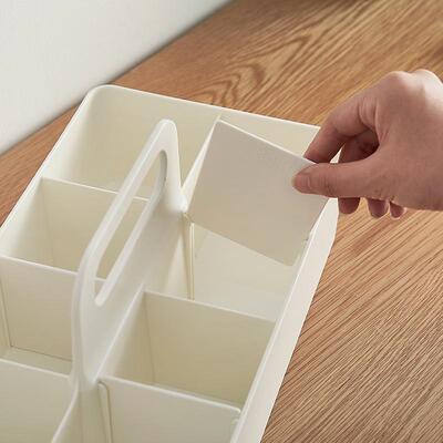 Divide a case to organize sundry to receive basket bathroom